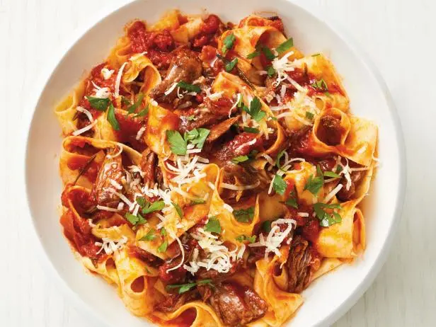 Pappardelle with Slow-Cooker Beef Ragù Recipe - Chef's Resource Recipes