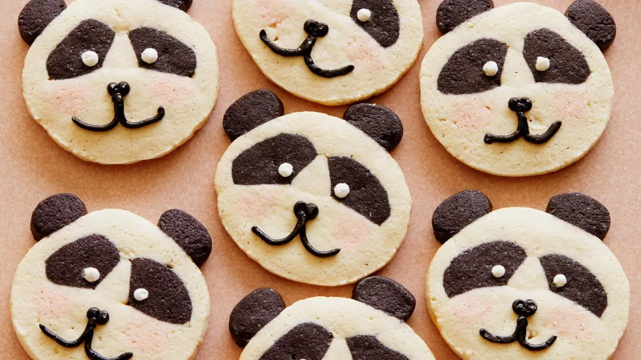 Panda Slice-and-Bake Cookies Recipe | Food Network Kitchen | Food Network
