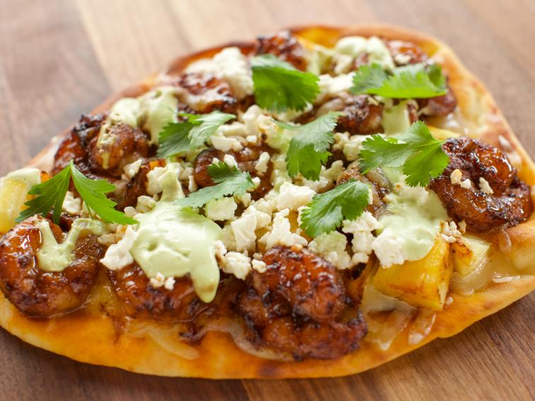 Kickin' Shrimp and Pineapple Flatbreads Recipe | Ree Drummond | Food ...