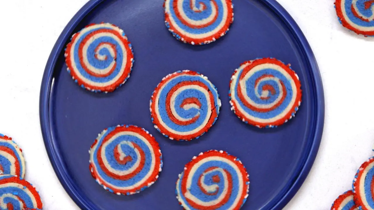 Firework Slice-and-Bake Cookie Recipe | Food Network Kitchen | Food Network