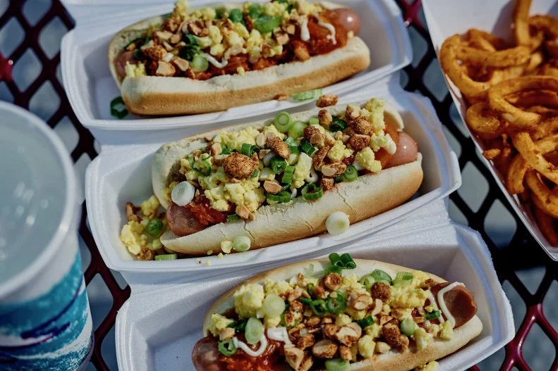The Craziest Hot Dogs in America : Food Network | Food Network