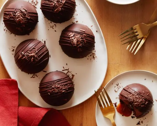 Chocolate-Caramel Domes Recipe | Food Network Kitchen | Food Network