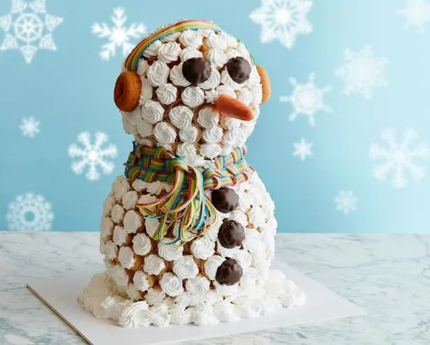 Gigantic Standing Snowman Recipe | Food Network Kitchen | Food Network