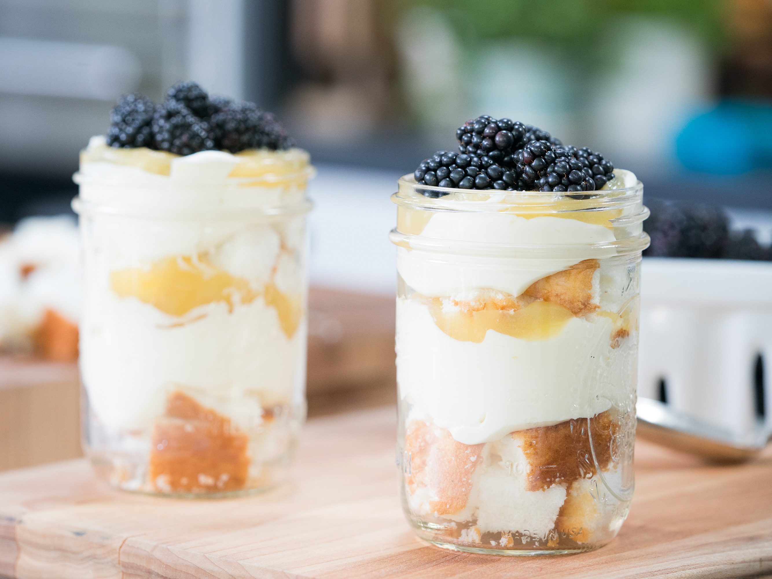 Lemon Blackberry Cheesecake Parfait Recipe - Chef's Resource Recipes