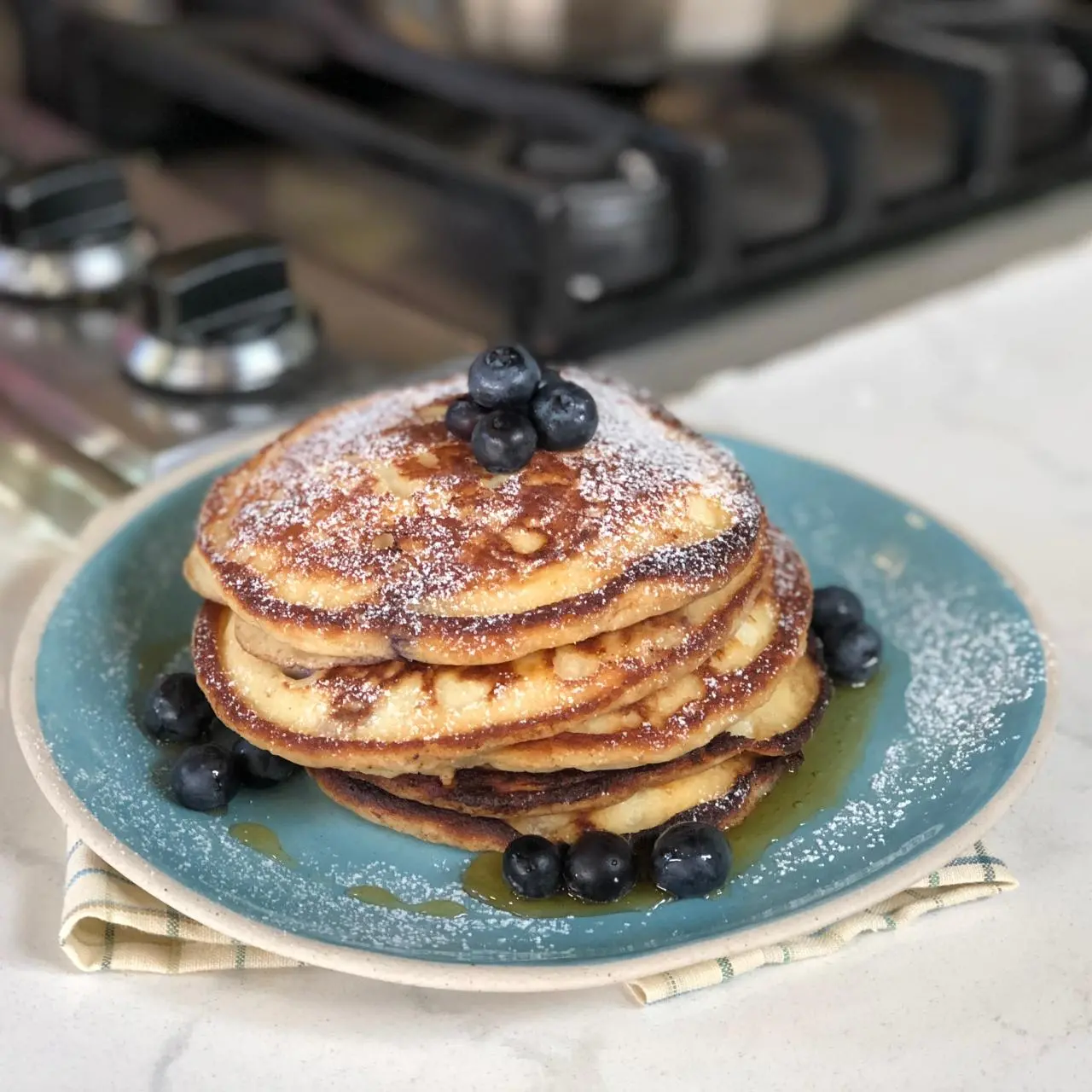 Blueberry ricotta pancakes store