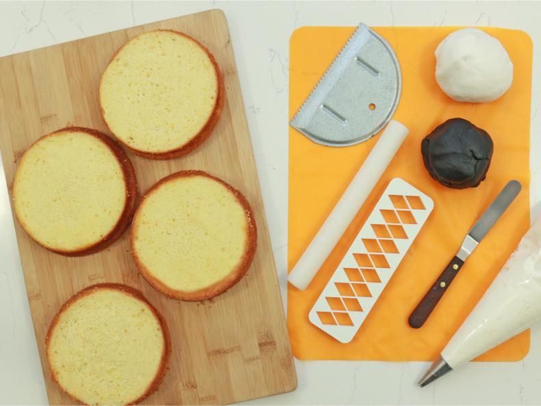 How to Make a Geometric Tile Cake : Food Network | Food Goals | Food ...