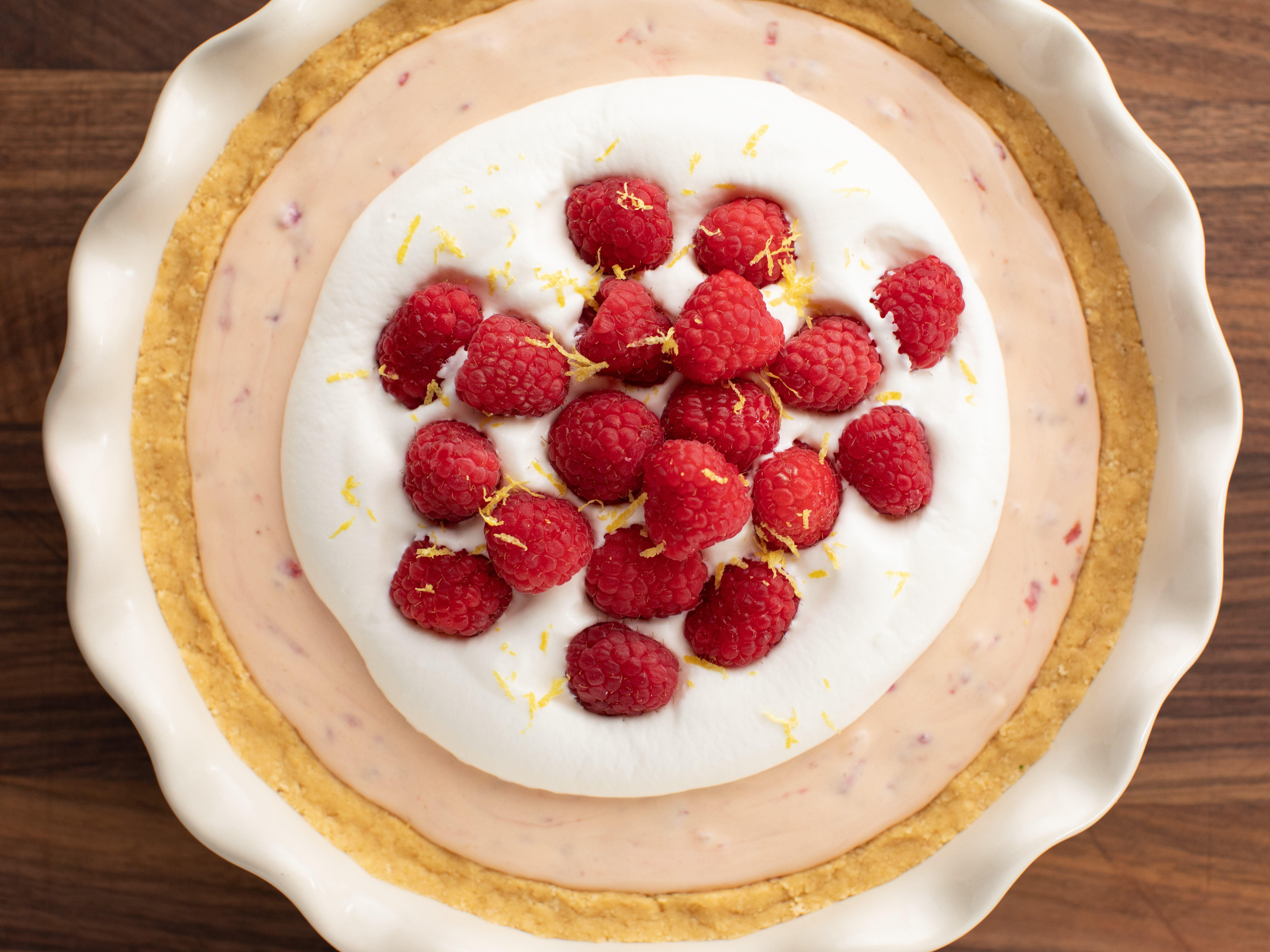 Raspberry Lemonade Freezer Pie Recipe - Chef's Resource Recipes