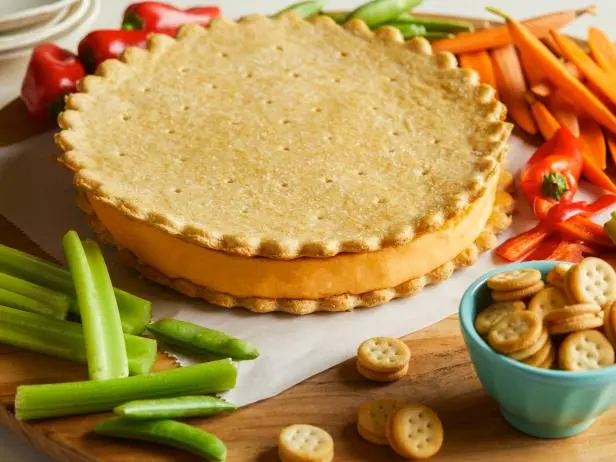 Giant Cheese-Stuffed Cracker Recipe | Food Network Kitchen | Food Network