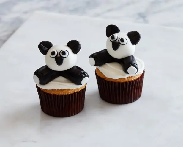 Marshmallow Fondant Pandas Recipe | Food Network Kitchen | Food Network