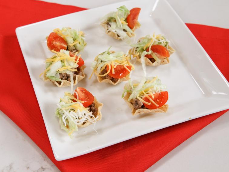 Tiny Taco Salads Recipe Brandi Milloy Food Network