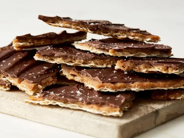 Chocolate Toffee Matzo Candy Recipe | Food Network Kitchen | Food Network