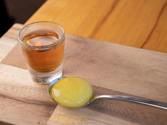 Spherified Picklebacks Recipe | Justin Warner | Food Network