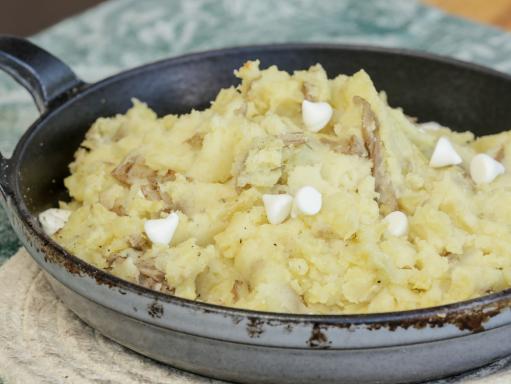 White Chocolate Whipped Potatoes Recipe | Aaron May | Food Network