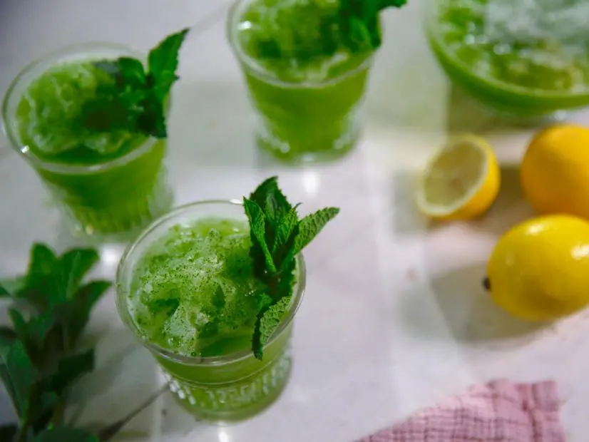 Frozen Mint Lemonade Recipe | Molly Yeh | Food Network