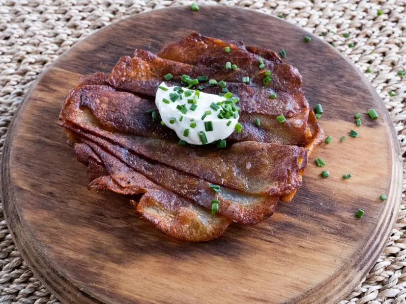 Mini Pommes Anna Recipe | Aaron May | Food Network