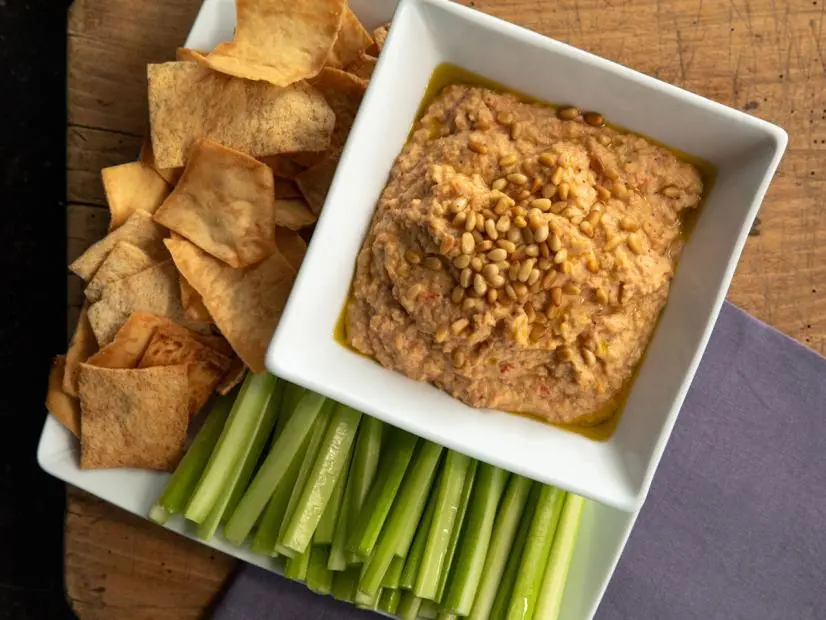 Sweet Red Pepper Hummus Recipe | Ina Garten | Food Network