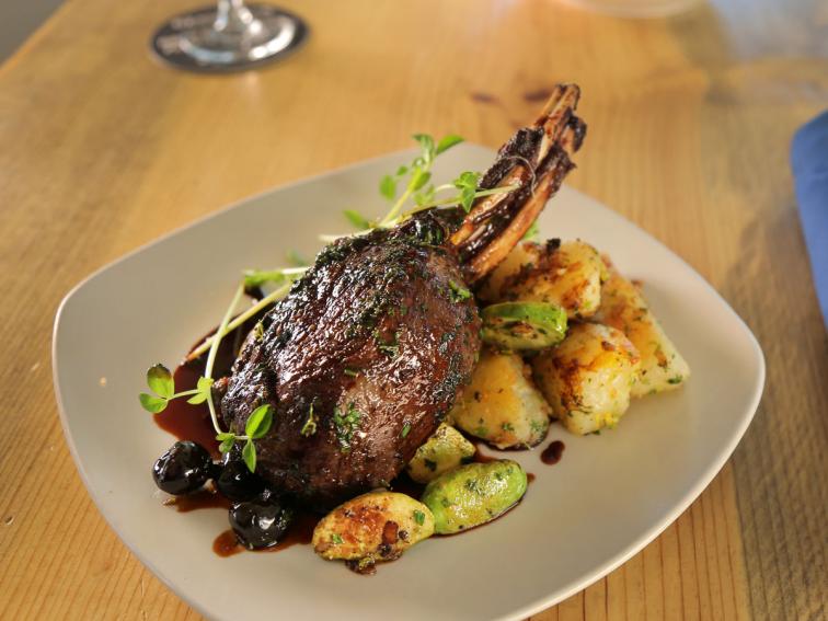 Double Elk Chop with Luxardo Cherry Demi-Glace Recipe | Food Network