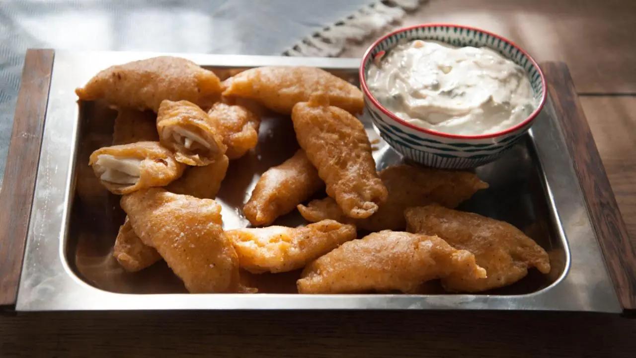 Fried Flounder with Sweet Pepper Mayo Recipe | Trisha Yearwood | Food ...