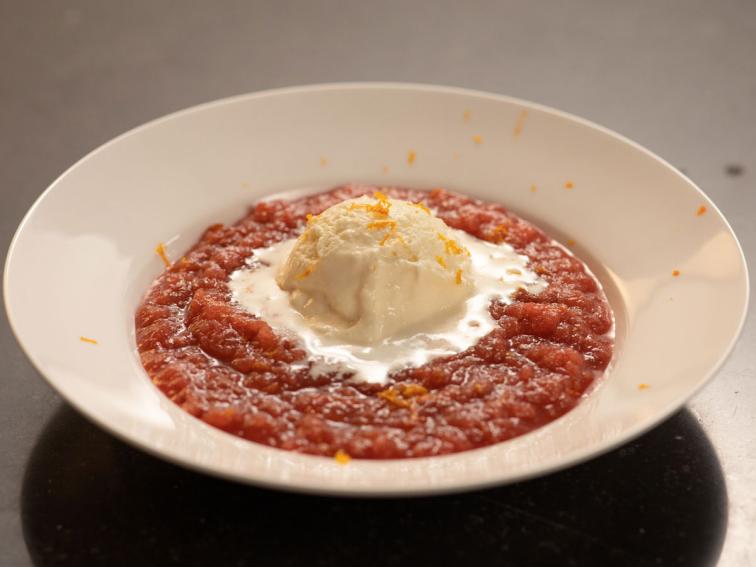 Raspberry Roasted Applesauce Recipe | Ina Garten | Food Network