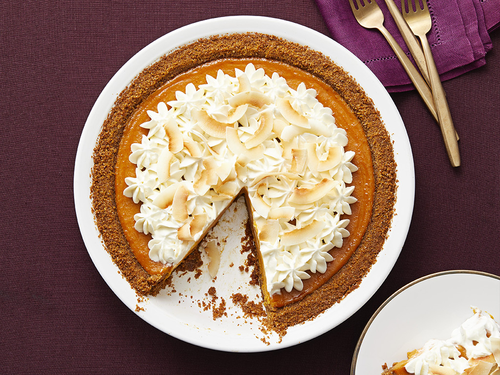Pumpkin-Coconut Cream Pie Recipe - Chef's Resource Recipes