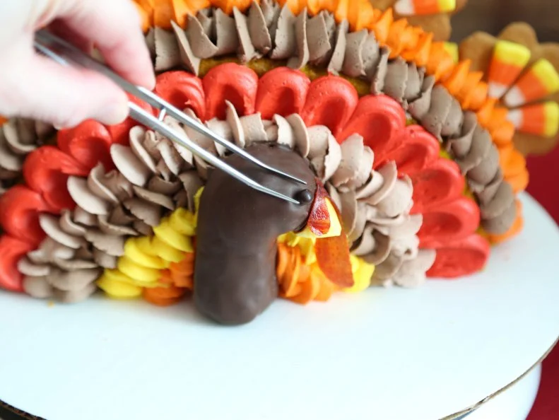 How to Make a Festive Sideways Turkey Cake | Food Network