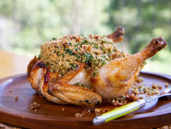 Chicken with Black Pepper Crust Recipe | Alex Guarnaschelli | Food Network