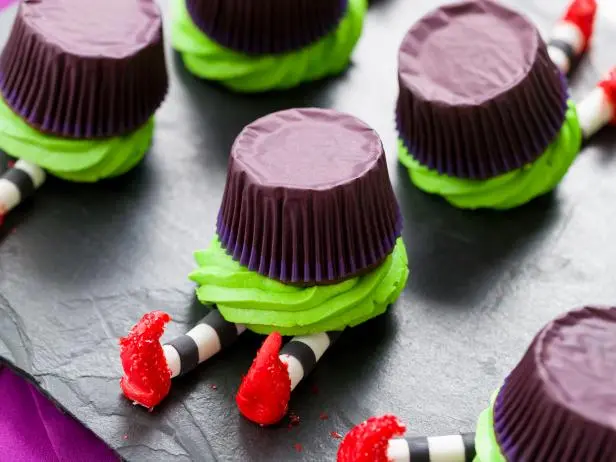 Wicked Witch Cupcakes Recipe | Wanna Make This? | Food Network