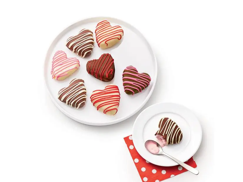 Chocolate-Covered Ice Cream Hearts Recipe | Food Network Kitchen | Food ...