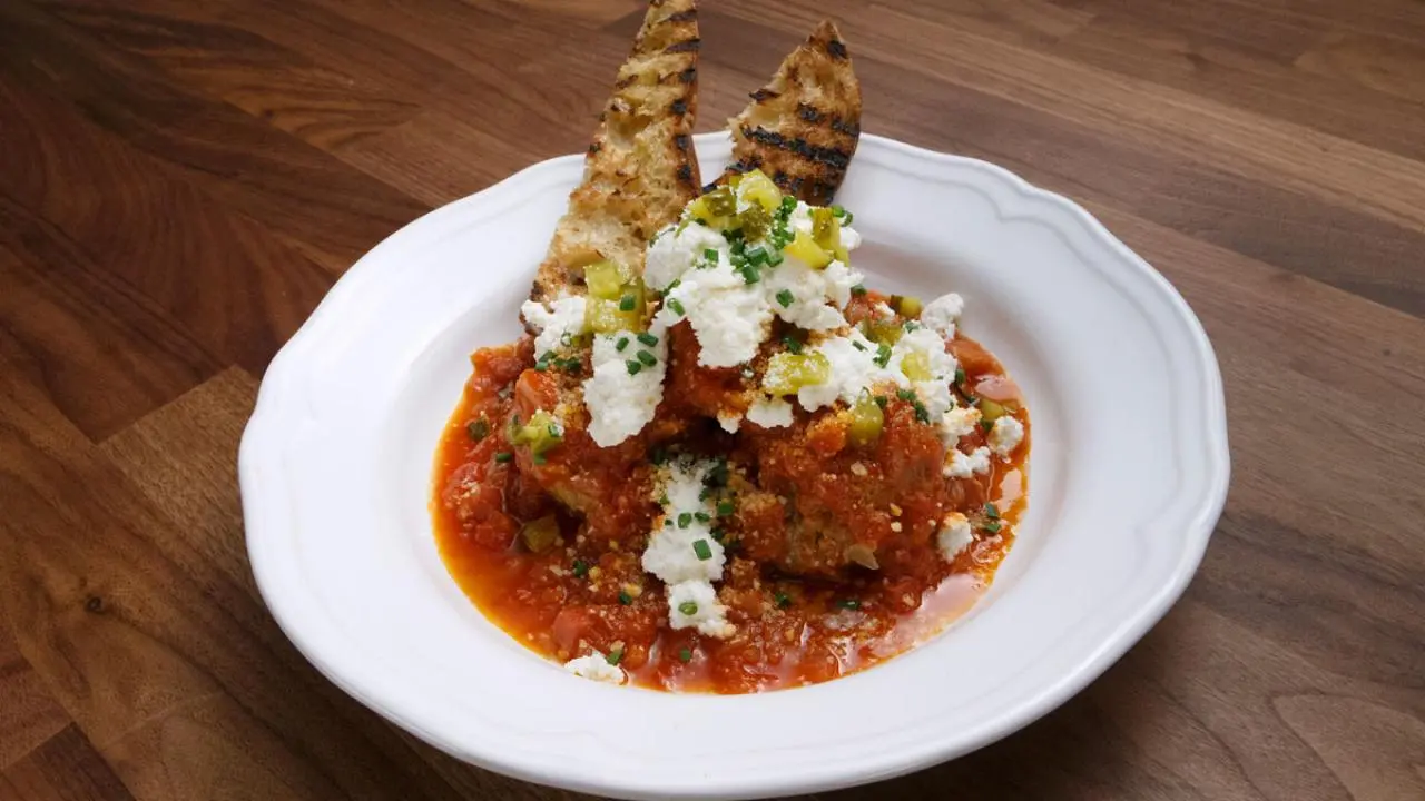 Meatballs with Marinara Recipe | Anne Burrell | Food Network