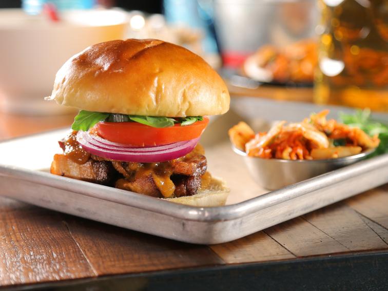 Crispy Pork Belly Sandwich Recipe | Food Network