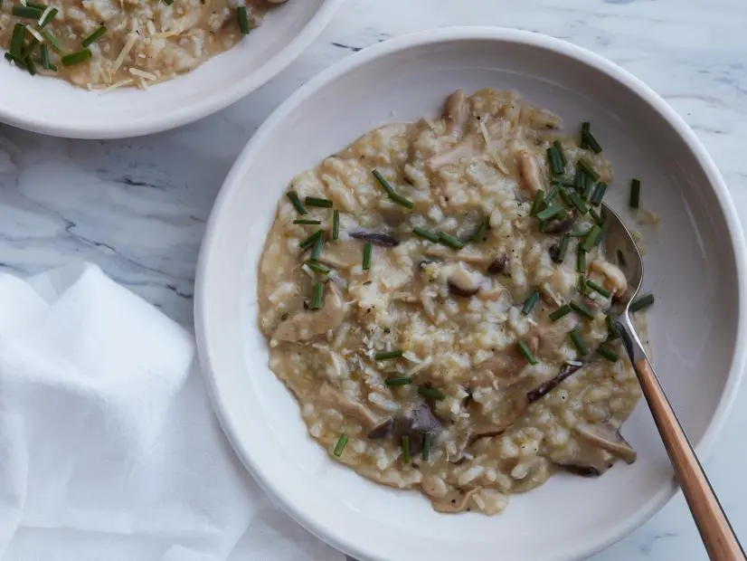 Instant Pot Mushroom Risotto Recipe | Food Network Kitchen | Food Network