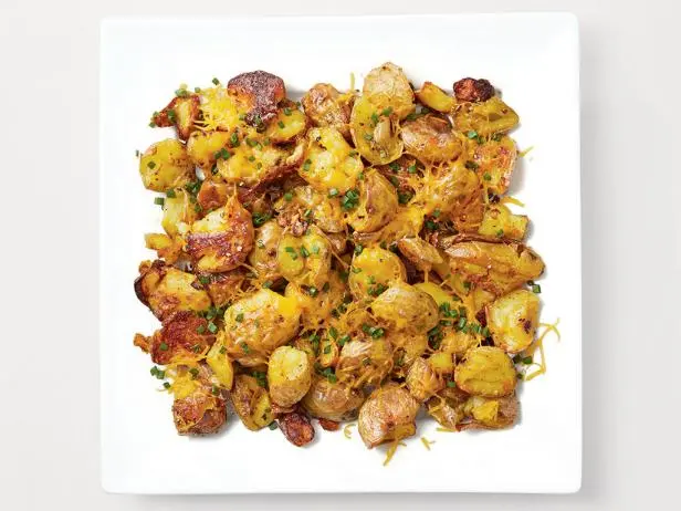 Crispy Cheddar Potatoes Recipe | Food Network Kitchen | Food Network