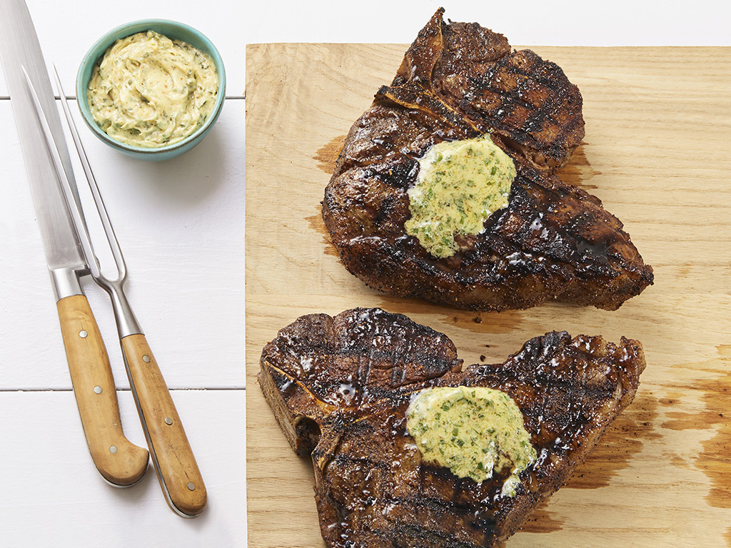 Pastrami-Spiced Porterhouse Steaks Recipe - Chef's Resource Recipes