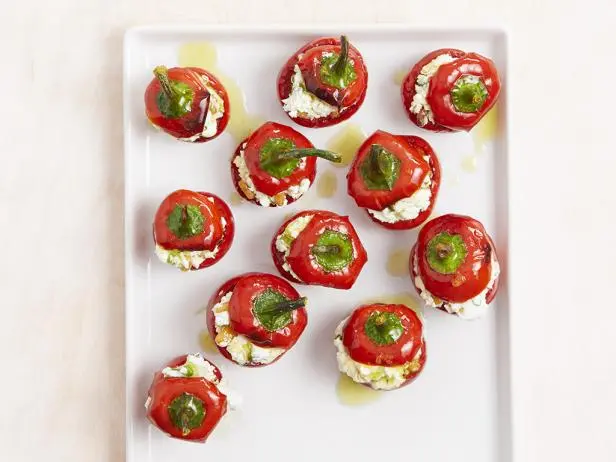 Stuffed Mini Peppers Recipe Alex Guarnaschelli Food Network