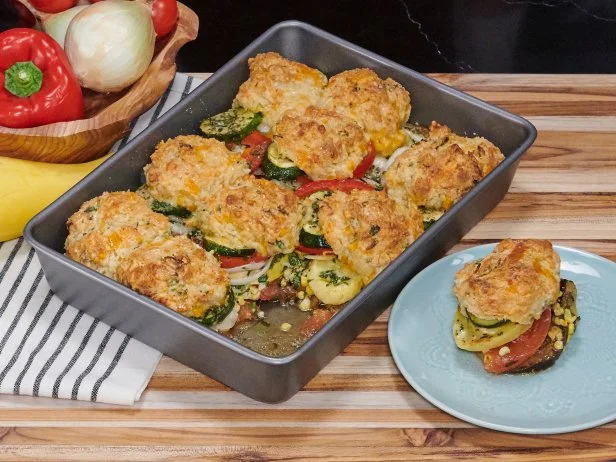 How to Make a Summer Vegetable Cobbler : Food Network | Food Network