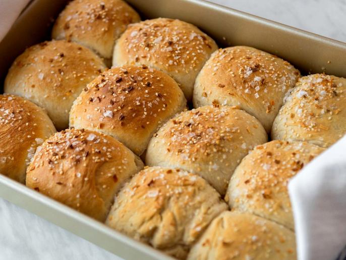 "Everything" Pull-Apart Rolls Recipe | Food Network