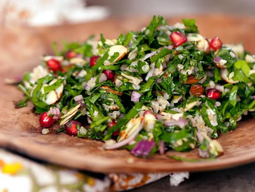 Pomegranate and Almond Tabbouleh Recipe | Alon Shaya | Food Network