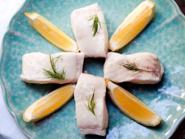 Butter-Poached Halibut Recipe | Naomi Pomeroy | Food Network