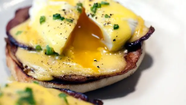 Eggs Benedict Recipe | Naomi Pomeroy | Food Network