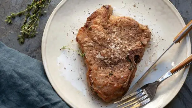 Pan-Seared Pork Chops Recipe | Naomi Pomeroy | Food Network