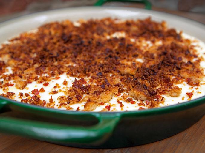 White Grits and Cheddar Pudding Recipe | Paul Kahan | Food Network