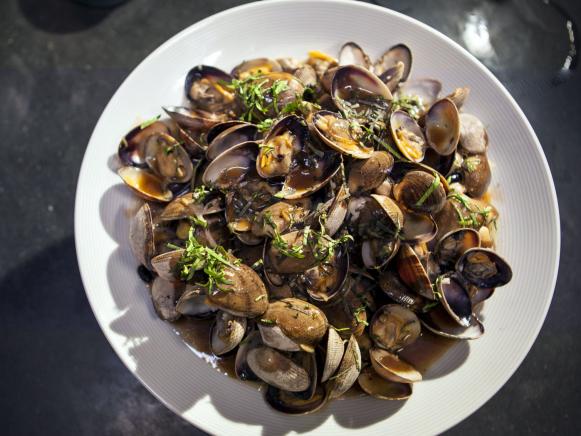 Clams With Black Bean Sauce Recipe | Anita Lo | Food Network