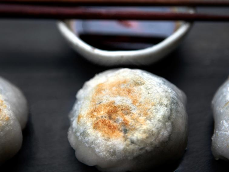 Chive Cakes Recipe | Charles Phan | Food Network