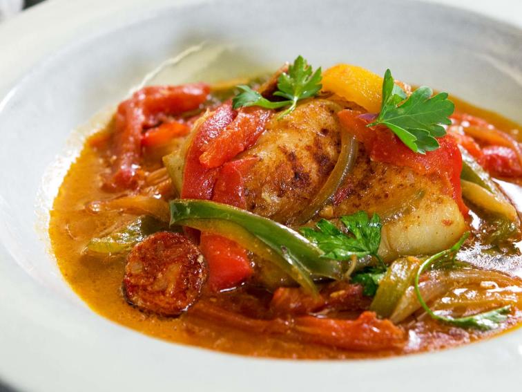 Cod Basquaise Recipe | Daniel Boulud | Food Network