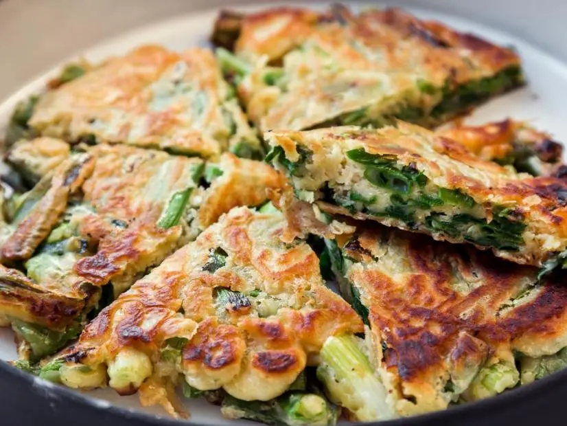 Scallion Pancake (Pajeon) Recipe | Hooni Kim | Food Network