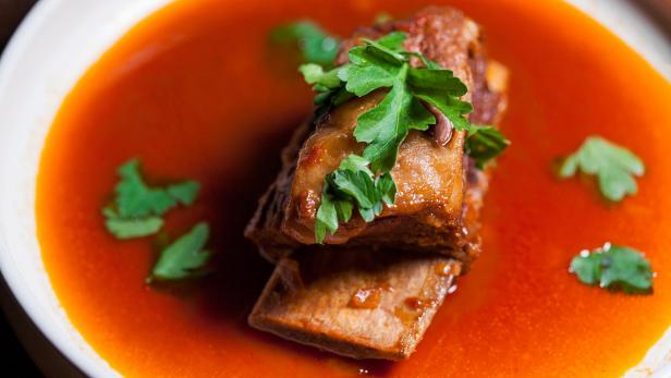 Root Beer Braised Short Ribs Recipe | Justin Devillier | Food Network