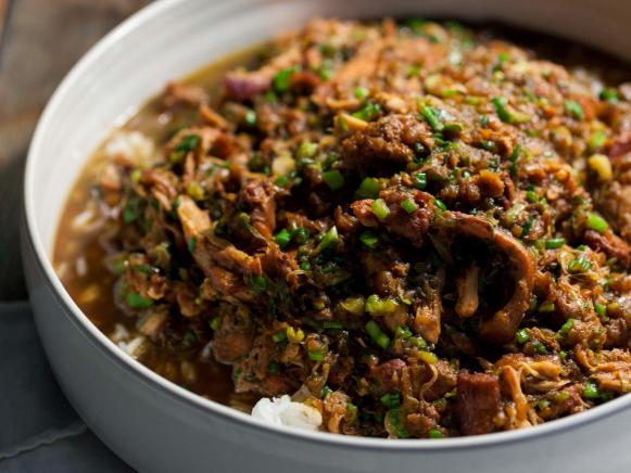 Smothered Chicken Recipe | Justin Devillier | Food Network