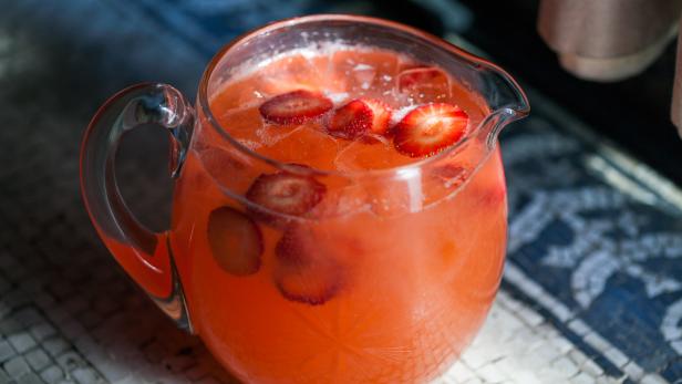 Strawberry French 75 Recipe | Julie Reiner | Food Network