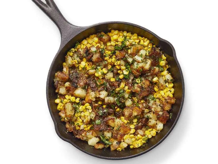 Potato and Corn Skillet Hash Recipe | Food Network Kitchen | Food Network
