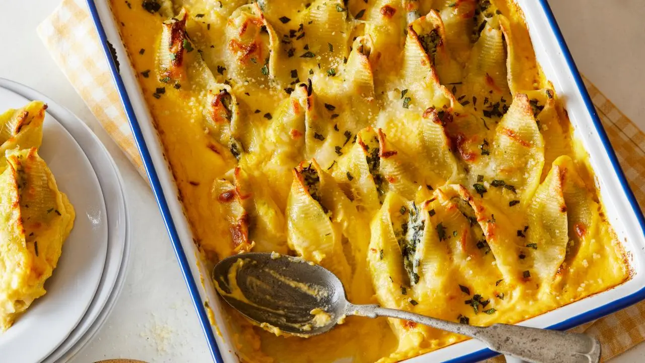 Butternut Squash-Stuffed Shells Recipe | Food Network Kitchen | Food ...